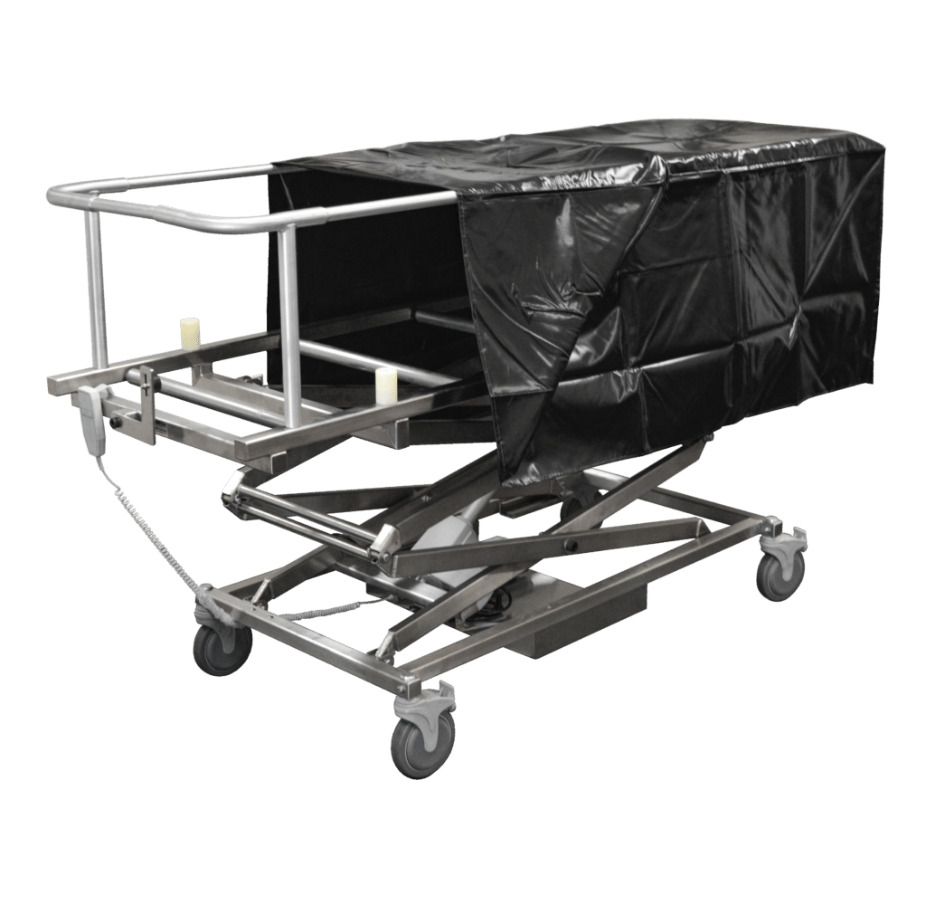 Mortech 600040-DS Covered Cadaver Scissor Carrier - ARES Scientific