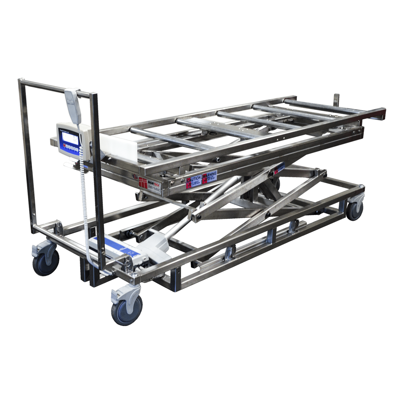 Mortech M690-ES End/Side Load Scissor Cadaver Lift with Optional Scale ...