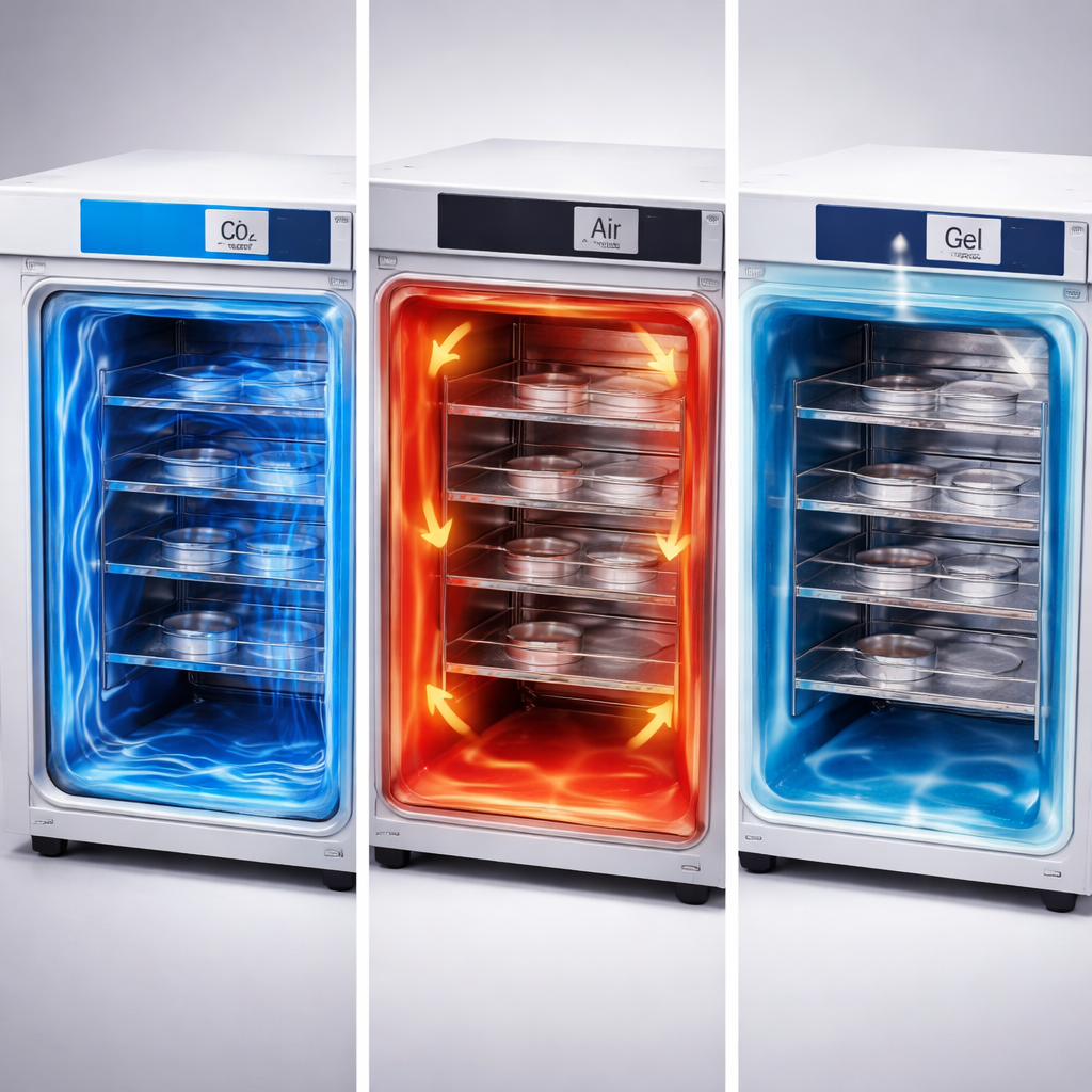 Water vs Air vs Gel Jacketed CO2 Incubators Guide